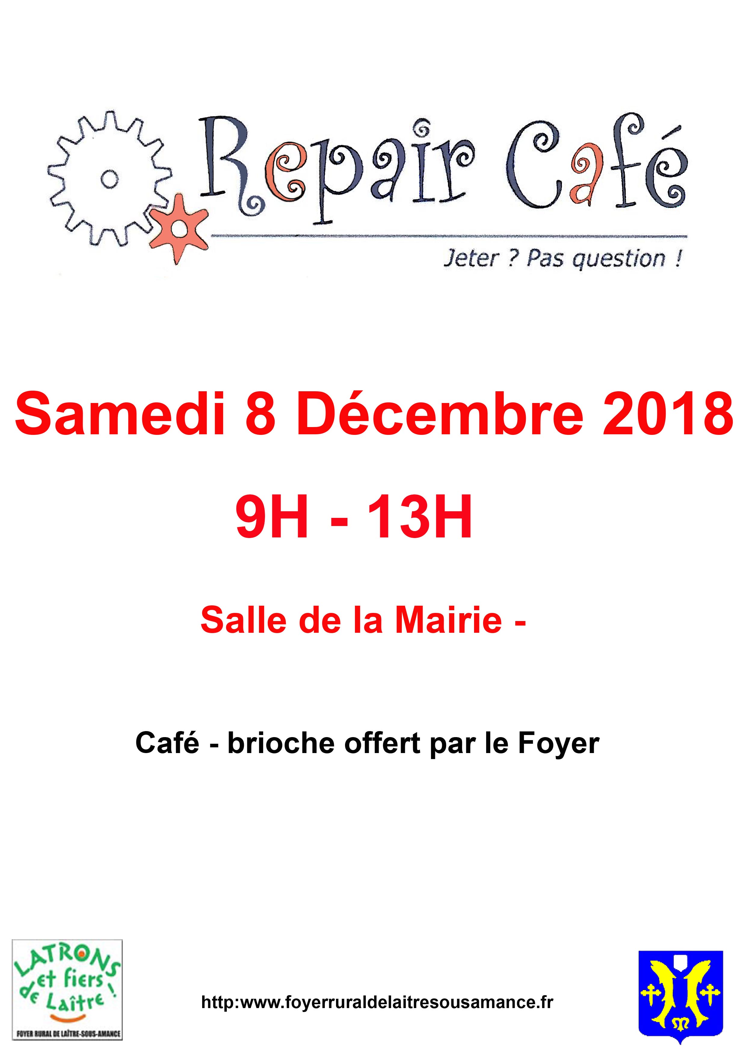 RepairCafé | Foyer Rural de Laître sous Amance